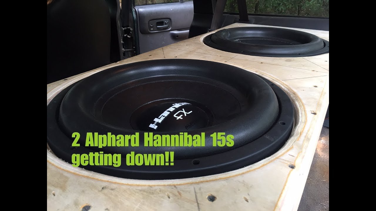 2 Alphard 15"s Hannibals Impressed me! (3X UNDERPOWERED!) - YouTube