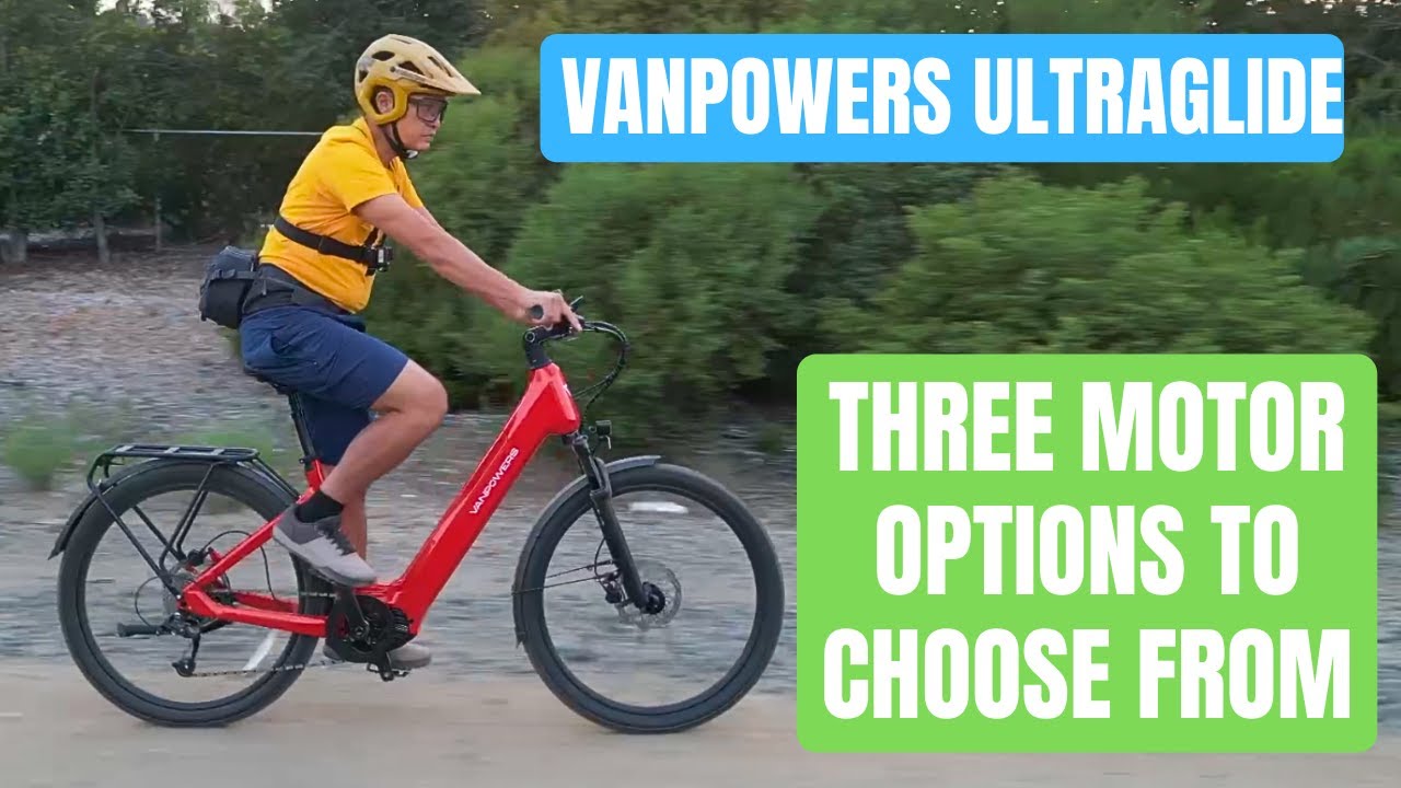 Vanpowers UrbanGlide Ultra - Mid-powered commuter e-bike with a super ...