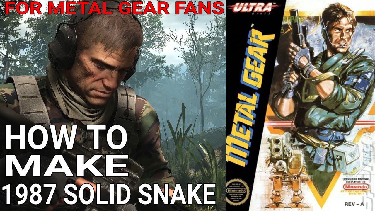 Ghost Recon Breakpoint 1987 SOLID SNAKE - YouTube