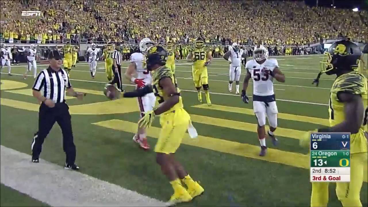 Oregon Offense vs UVA (2016) - YouTube