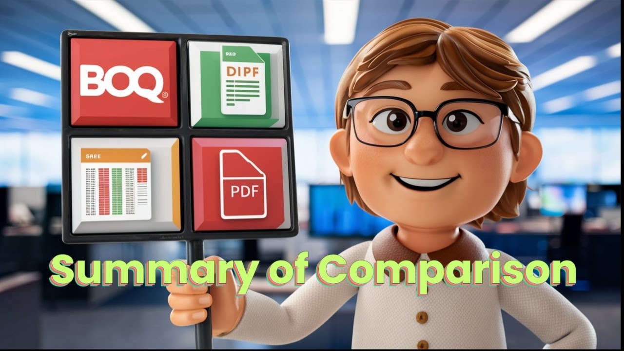 រៀនបង្កើត BoQ Summary of Comparison ជាមួយ IF, SUMIFS Function - YouTube