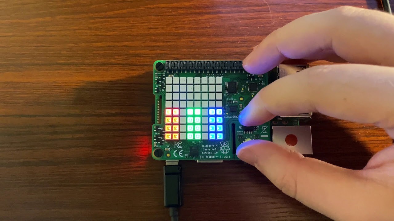 Raspberry Pi Sense Hat Project: Display and Record Accelerometer Data ...