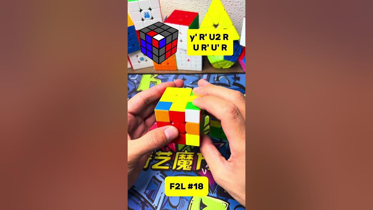 Rubik's Cube: F2L 18 Made Easy! Algorithms & Finger Tricks - YouTube