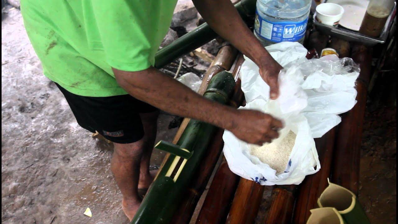 Bamboo Made Rice - YouTube