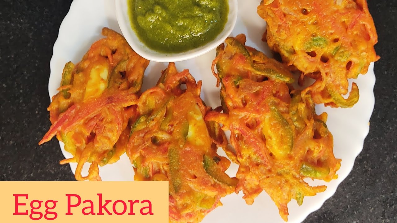 Crispy Egg Pakora/ Iftaar Special Recipe /Vegetable Egg Pakora /अंडे के ...