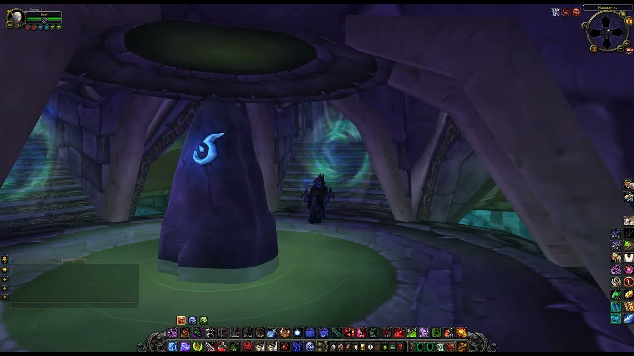 Naxxramas Raid Entrance Location In Wrath Of The Lich King Wow Youtube