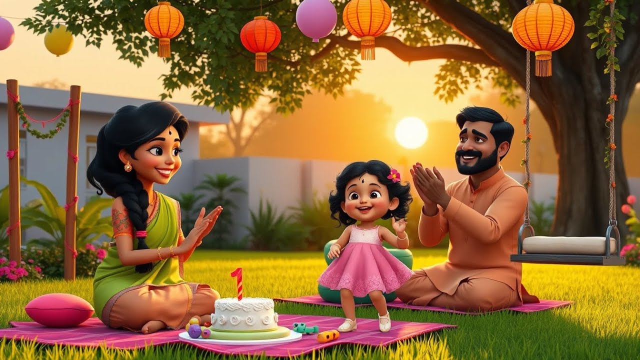 Kids Nursery Rhyme - Baby Meera’s Firsts - YouTube