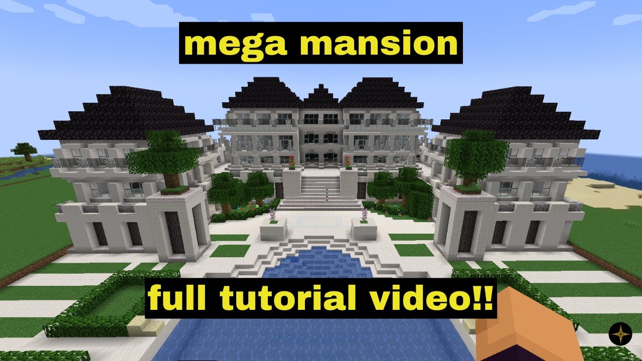 Build the ULTIMATE Mega Mansion!! | Minecraft Tutorial | Electricgamz - YouTube