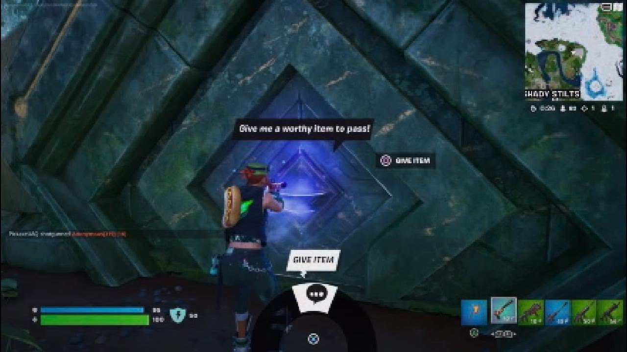 Fortnite Shady Stilts Secret Vault Loot Run Tutorial - YouTube