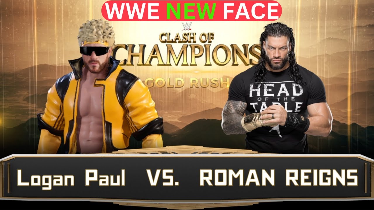 Logan Paul vs Roman Reigns To Determine Who Is Best New Face of WWE ...