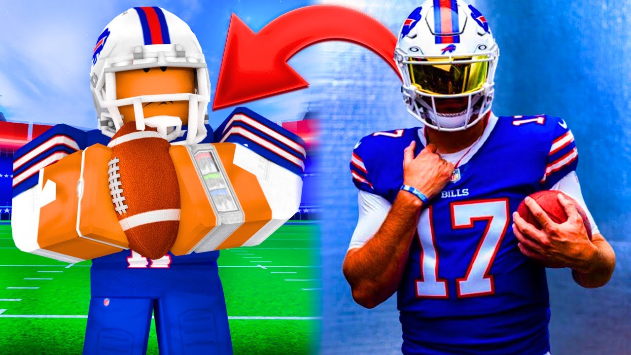 JOSH ALLEN TAKES OVER ROBLOX ULTIMATE FOOTBALL! - YouTube