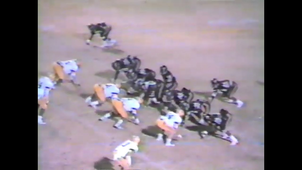 1988 | Gaffney Indians vs. Greenwood Eagles | SCHSL AAAA Division 1 ...