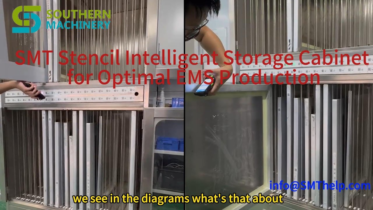 SMT Stencil Intelligent Storage Cabinet for Optimal EMS Production ...