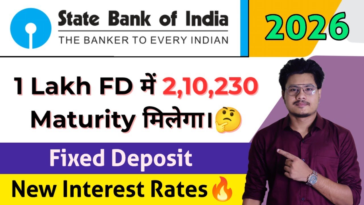 SBI Fixed Deposit Interest Rates 2026 | Features & Benefits, Required ...