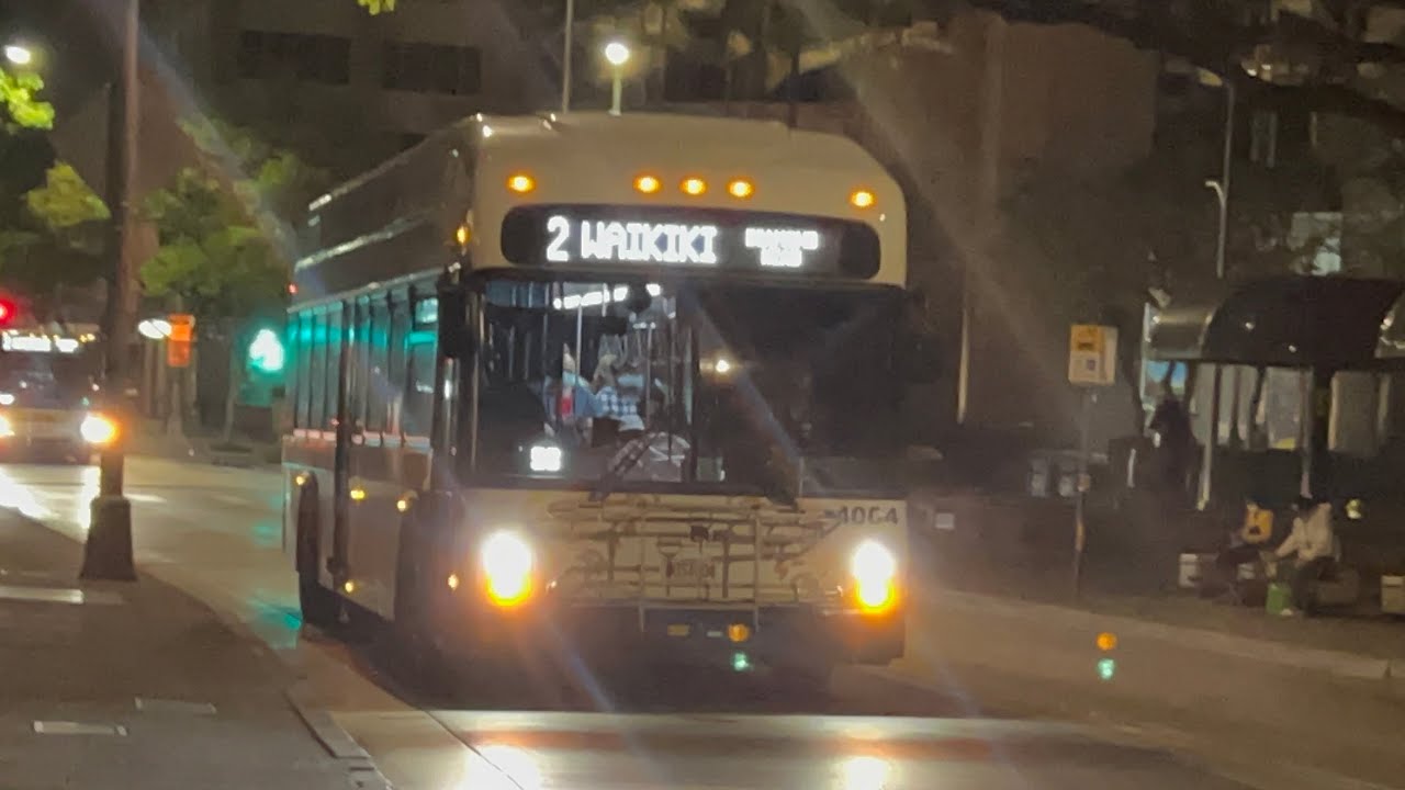 Honolulu TheBus #4004 Route 2 Waikiki - KCC - Diamond Head - YouTube