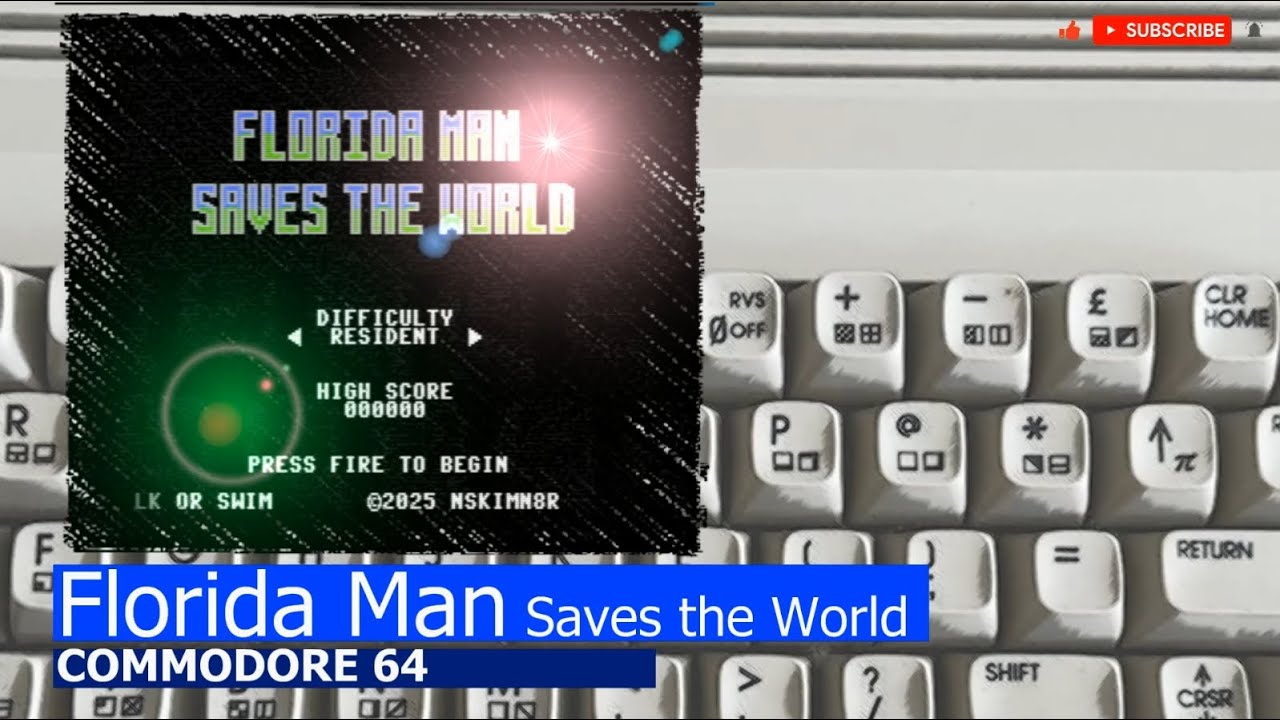 Commodore 64 -=Florida Man Saves the World=- - YouTube