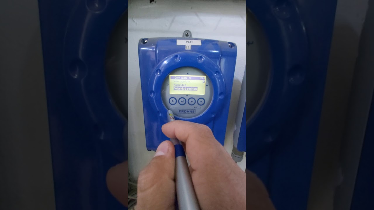 KROHNE IFC050 tuvería vacia - YouTube