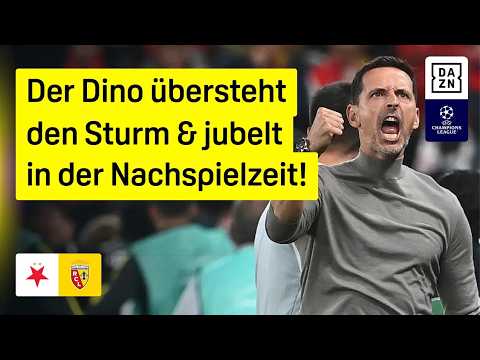 Unglaubliches Comeback: Slavia Prag - Lens | 1. Spieltag | UEFA Champions League | DAZN Highlights