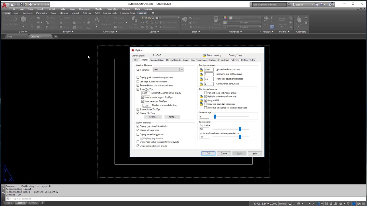 AutoCAD What are all these Optionss - YouTube