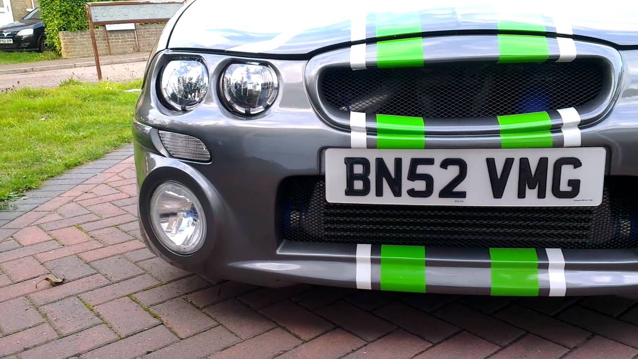 Mg zr rally bumper and painted bits zr turbo - YouTube