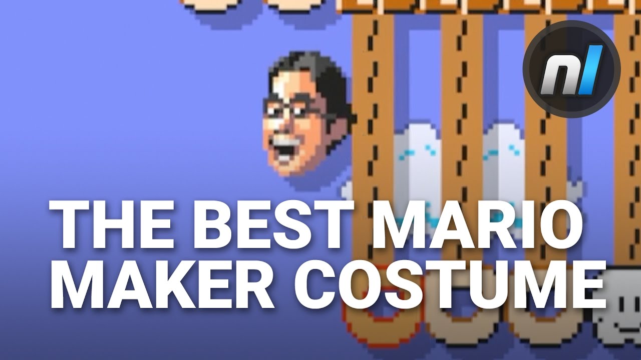 The Best Super Mario Maker Costume We'll Ever See - YouTube