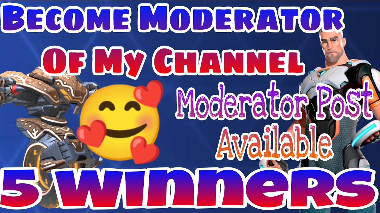 Become a Moderator Of My Channel 🥰|| Moderator Post Available🥳|| 5 ...