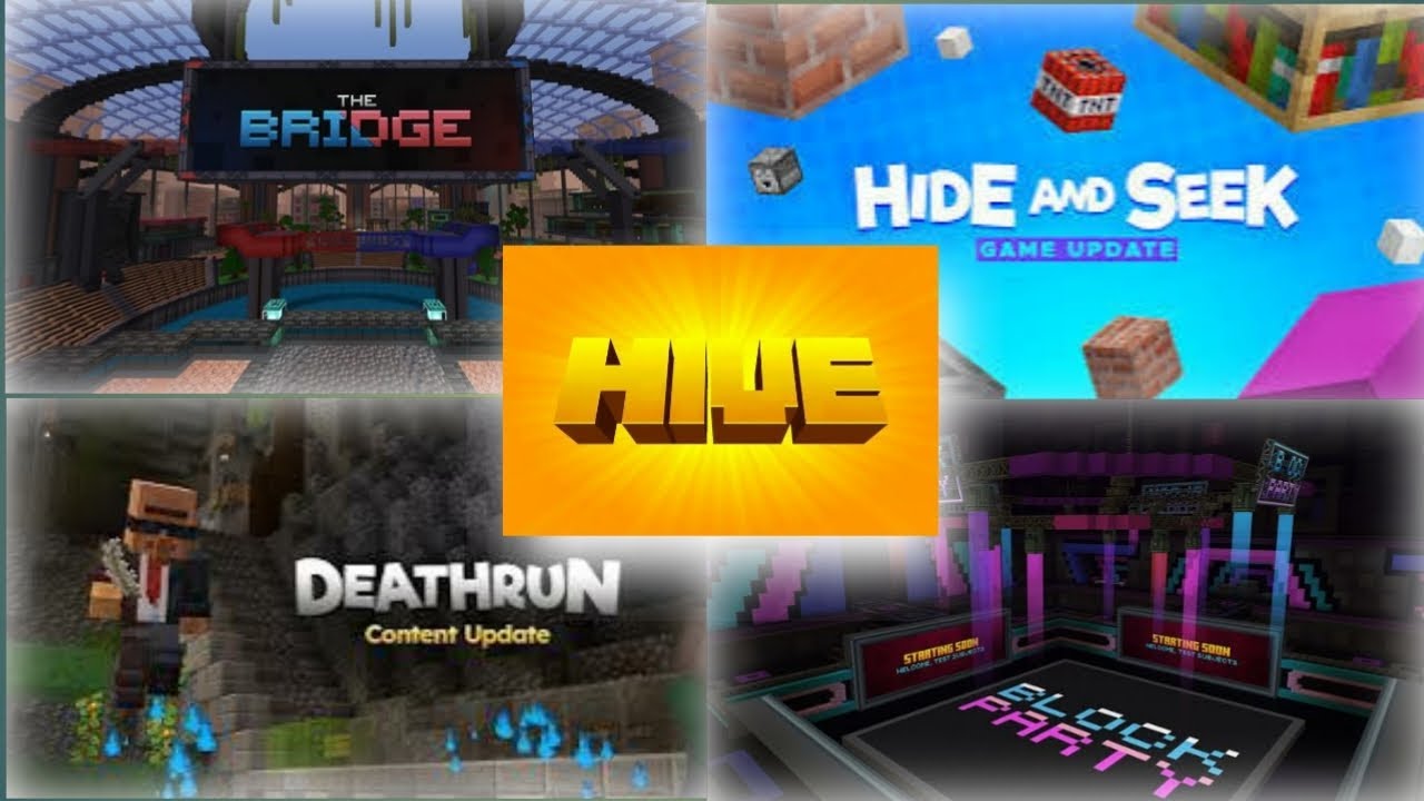 Playing MINI Games in Minecraft Hive server ..... - YouTube