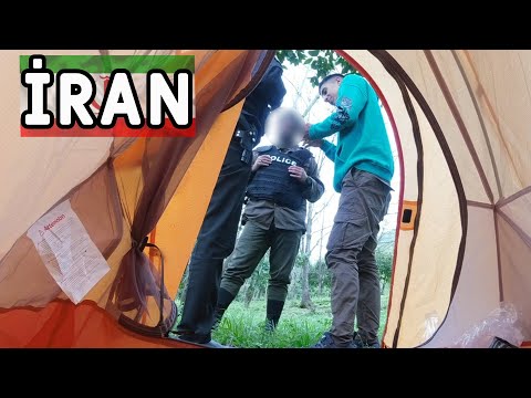 İRANDA ORMANDA KAMP YAPTIM! Polis BASTI!  ~96