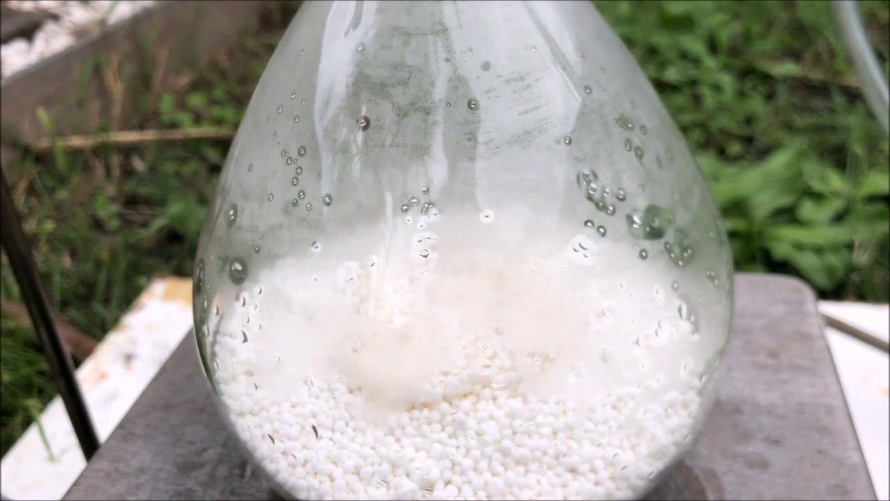 Running an Ammonia Generator. - YouTube