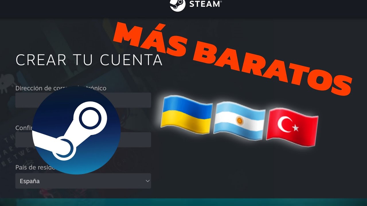 Tutorial como comprar juegos baratos en steam desde otra región 2024 - YouTube