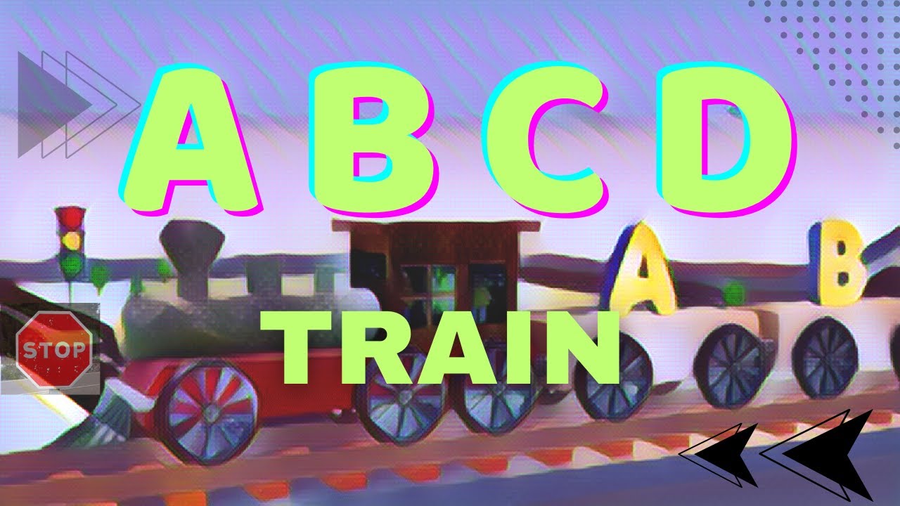 એ બી સી ડી || ABCD speed train || with train for children and fun - YouTube