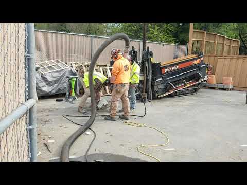 Cutting asphalt in San Anselmo