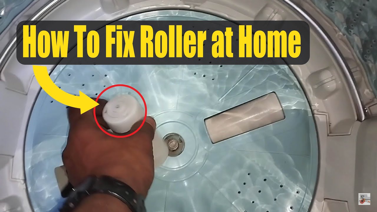 How to Repair Samsung Washing machine Roller at Home - YouTube