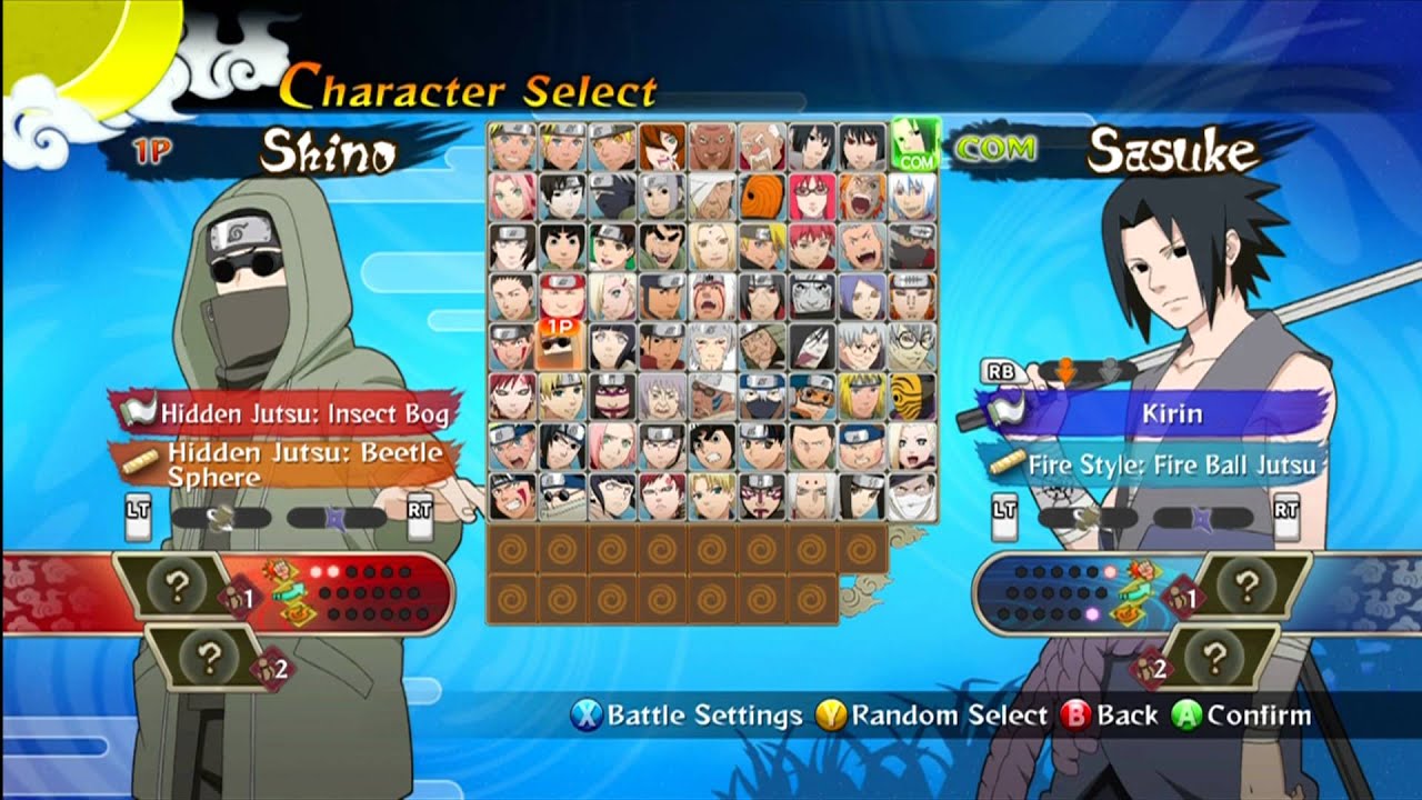 Naruto Shippuden: Ultimate Ninja Storm Generations: [ENG] Full Roster ...
