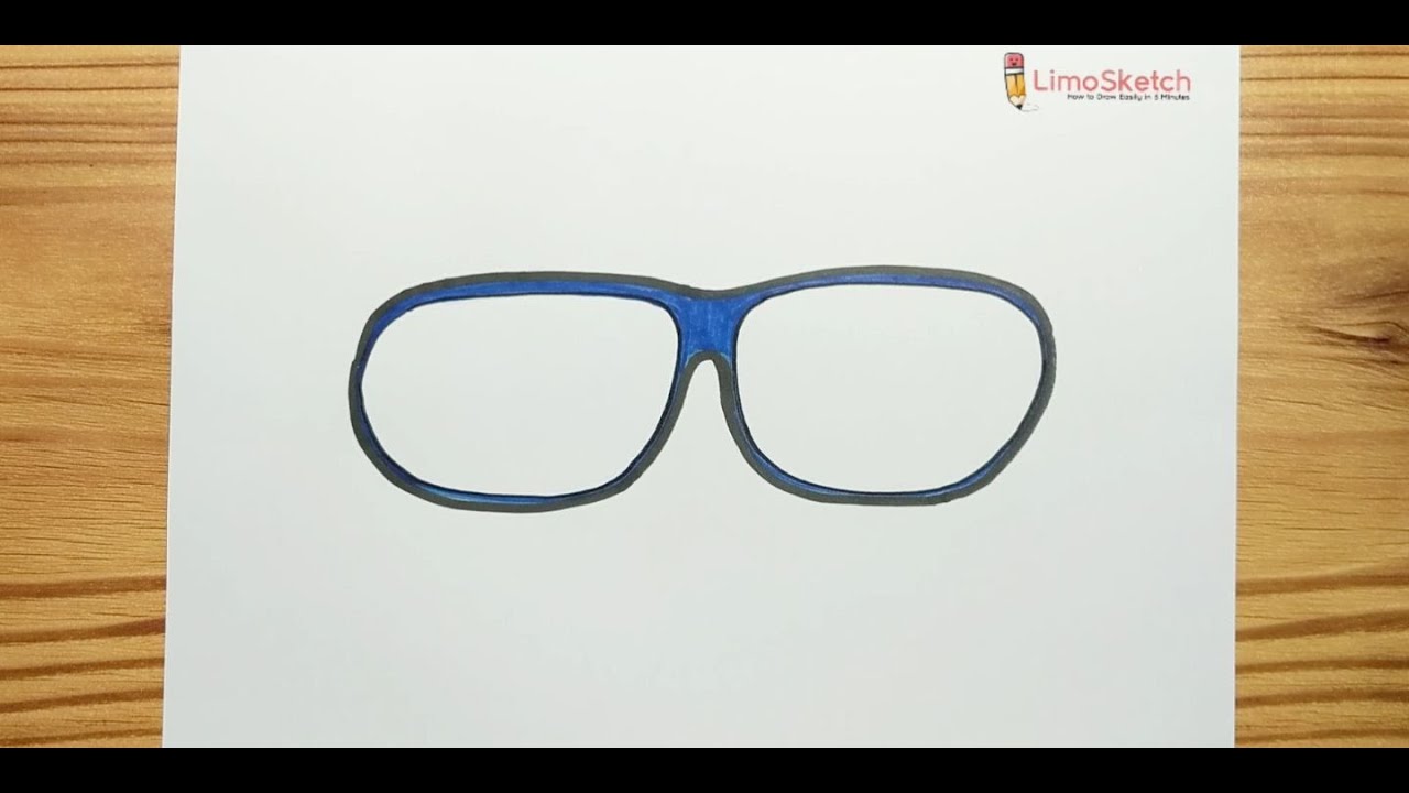 HOW TO DRAWING WRAP GLASSES - YouTube