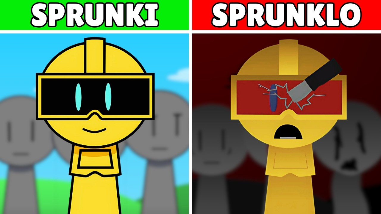 Incredibox Sprunki SPRUNKLO - Normal VS Horror Versions! - YouTube