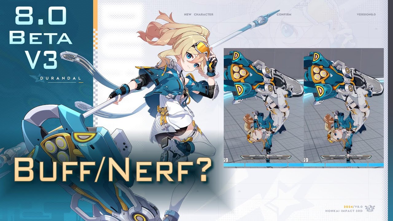 Mini Durandal V3 vs V2 - DMG Comparison - YouTube