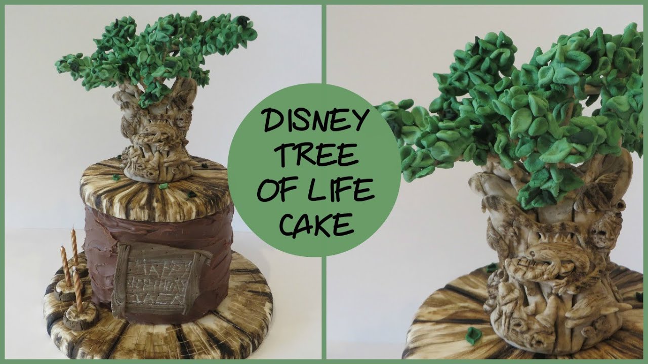 Disney Tree of Life cake - YouTube