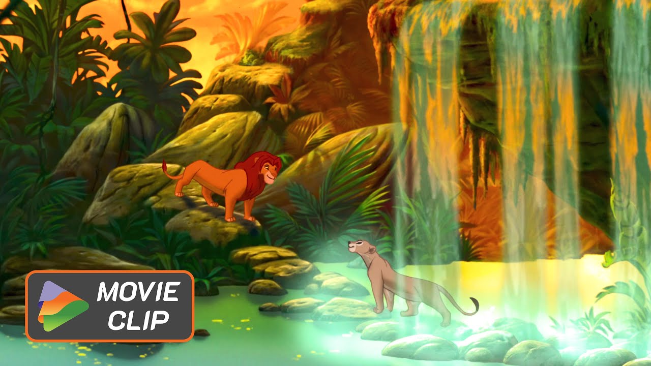The Lion King | Movie Clip | Simba and Nala fall in love, and she urges ...
