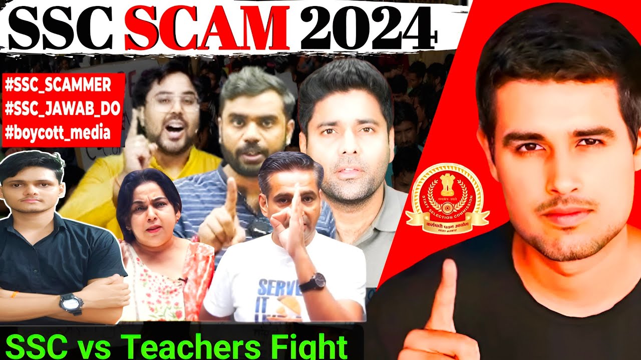 SSC SCAM 2024 | SSC CGL SCAM 2024 | SSC SCAM | Dhruv Rathee | Shailesh ...