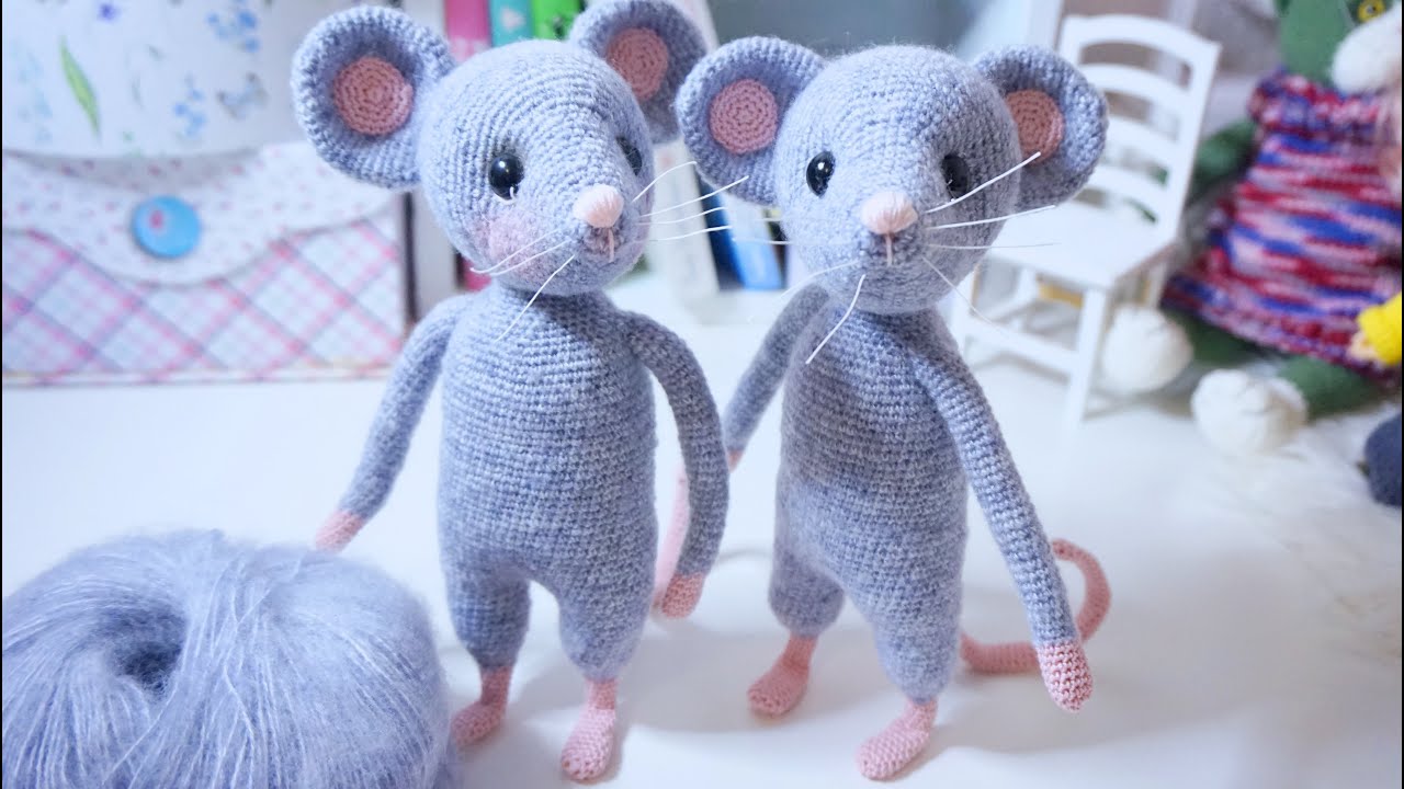 Little mouse 🐭 crochet tutorial ( part 1 ) - YouTube