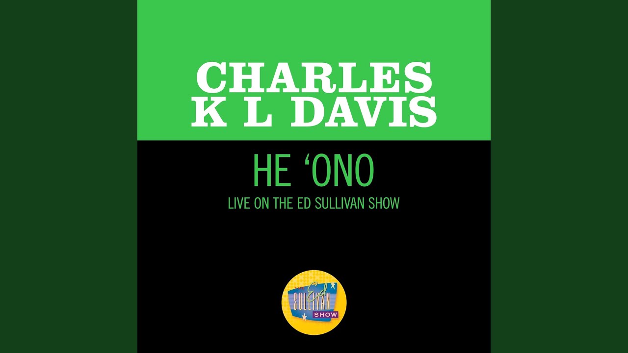 He ‘Ono (Live On The Ed Sullivan Show, August 5, 1962) - YouTube