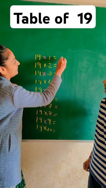 Table of 19 || Fast Tricks Table || education multiplication shorts || maths || trending ...