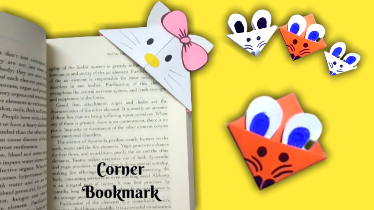 DIY Paper Bookmarks || How to Make Paper Bookmark | Easy Origami ...