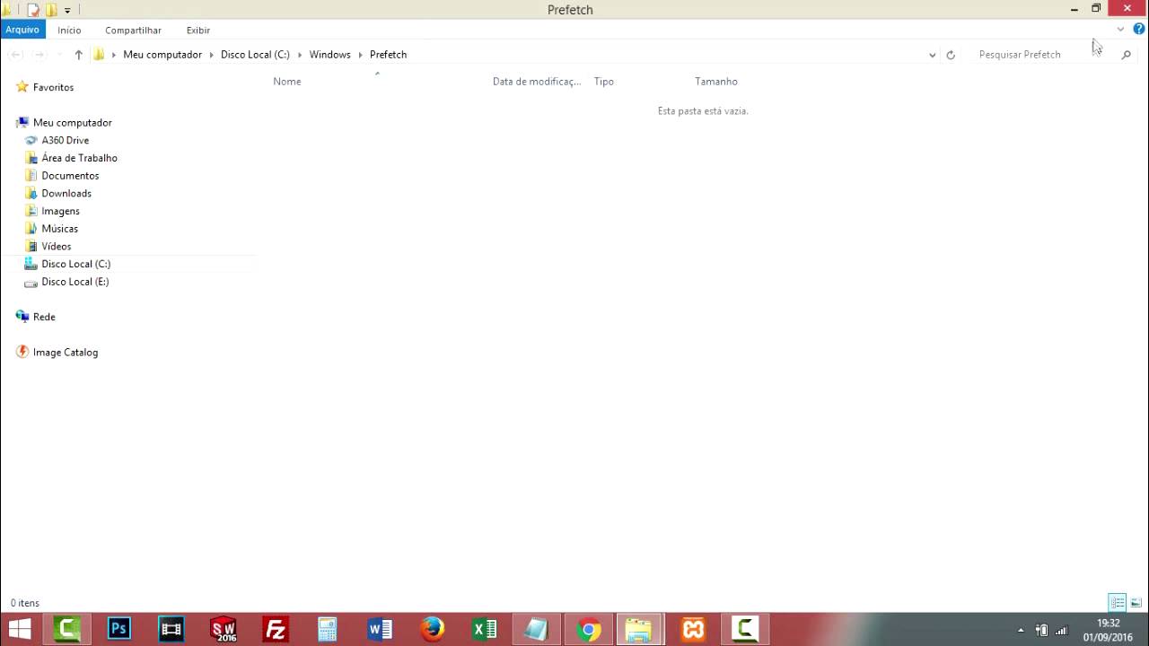 Limpeza do Pc pelo Executar - YouTube
