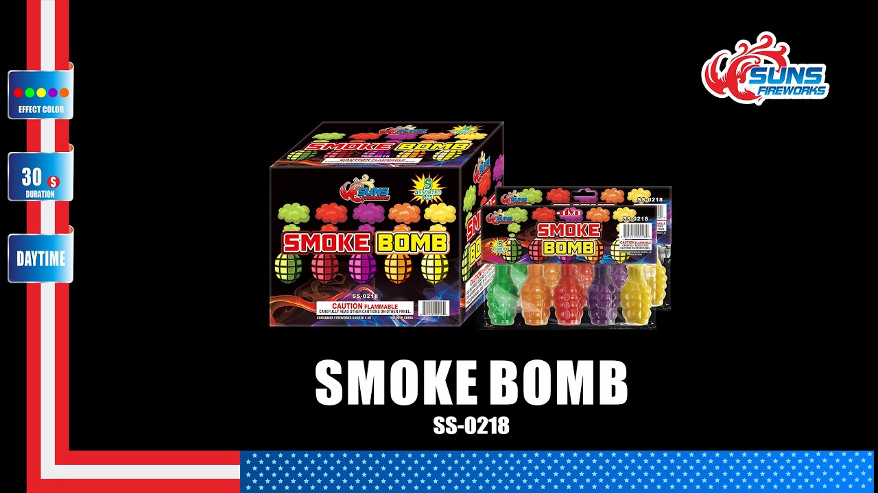 SMOKE BOMB Daytime Fireworks SS-0218 from Suns Fireworks - YouTube