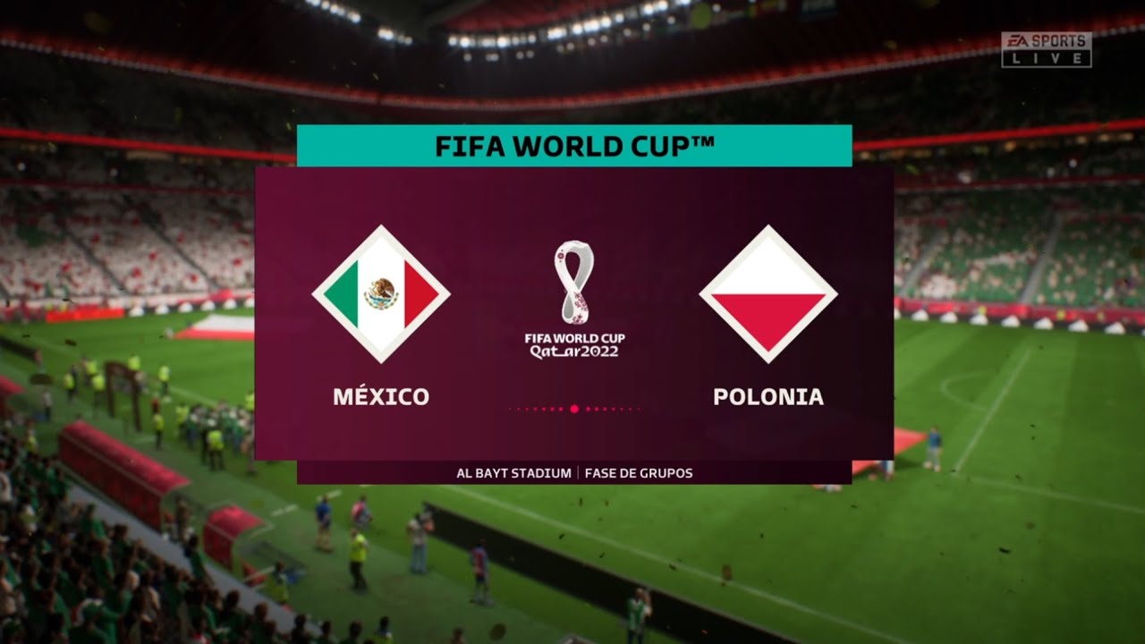 FIFA 23 - Mexico vs Polonia - FIFA WORLD CUP QATAR 2022 - FASE DE ...