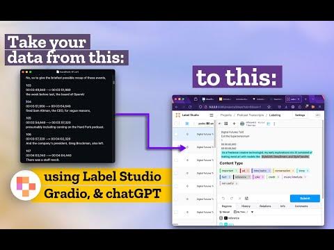 How to prepare and annotate data for use in ML model fine tuning with Label Studio - YouTube