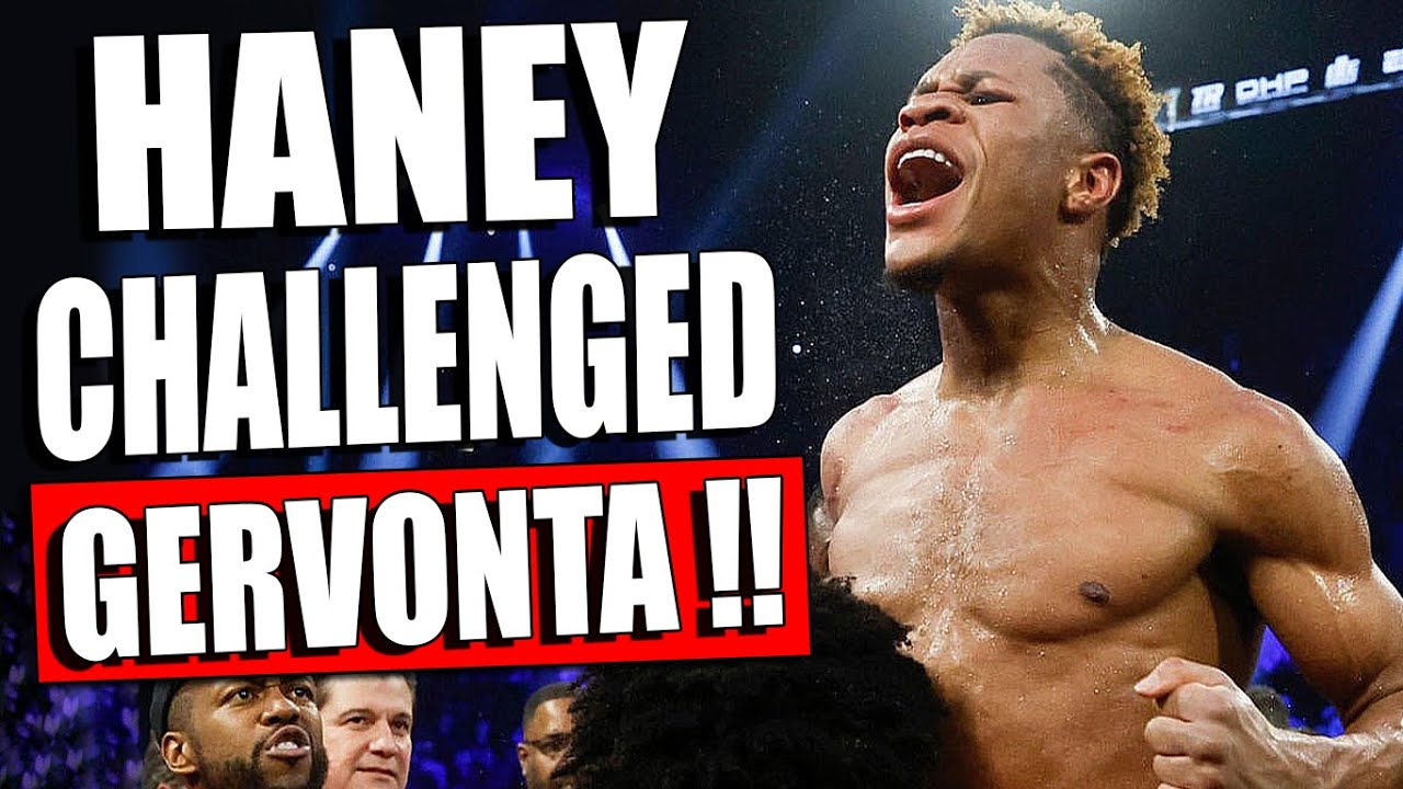Devin Haney CHALLENGED Gervonta Davis AND Shakur Stevenson TO A FIGHT A ...
