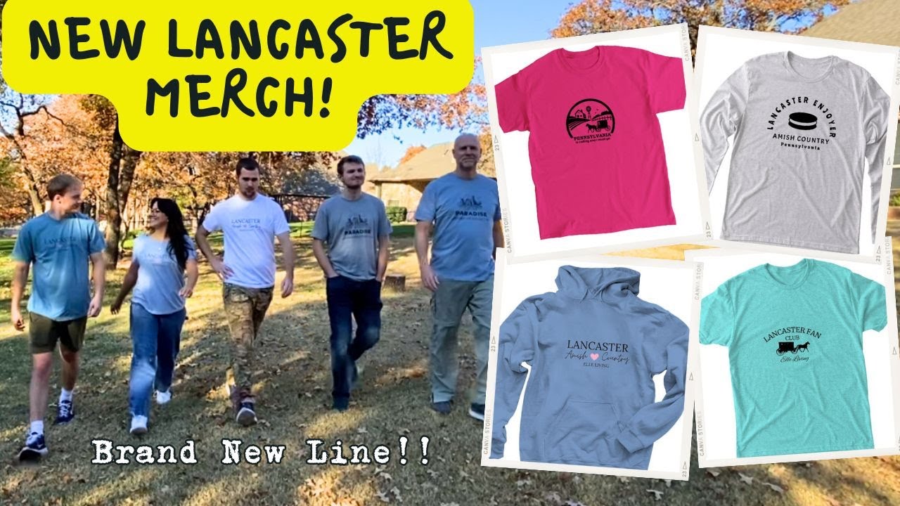 Lancaster Merch Announcement! All kinds of shirts available now! #shop ...